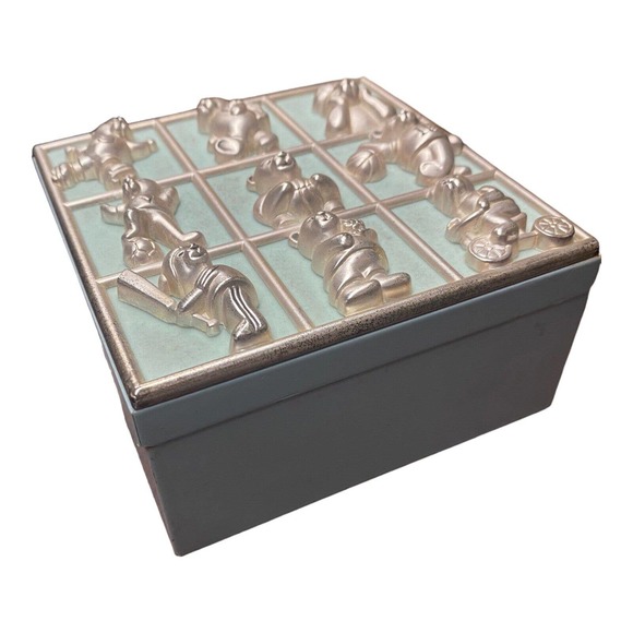 Storage & Organization | Silver Blue Baby Trinket Keepsake Royal ...